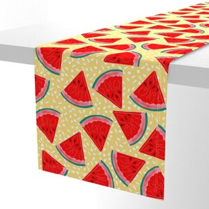 Whimsical Watermelon Table Runner - Watermelon Nibbles by Sassiniemand ...