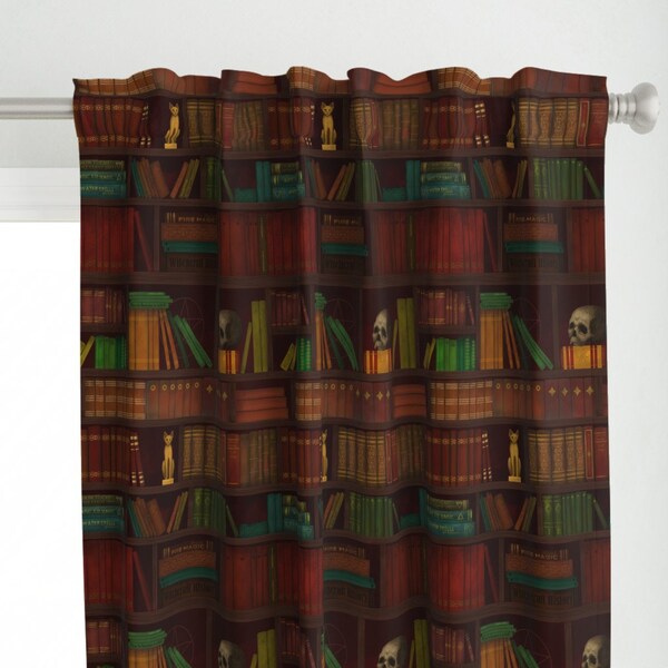 Book Print Curtains - Etsy