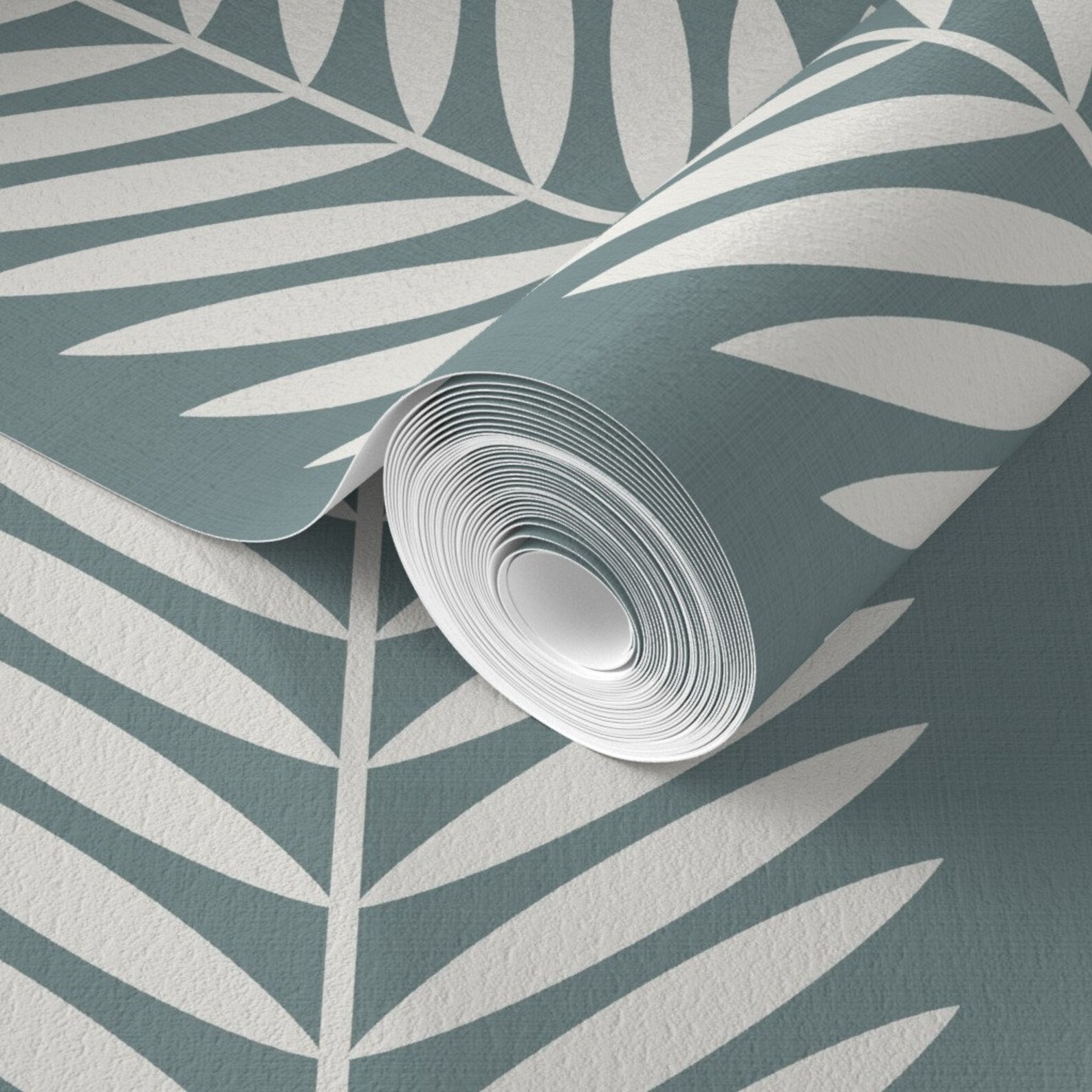 Preppy Botanical Non-pasted Wallpaper Vine Stripe Chevron - Laurel Leaf ...