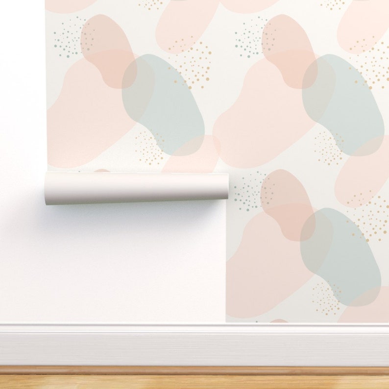 Soft Pastels Commercial Grade Wallpaper Sandy Pastels by - Etsy