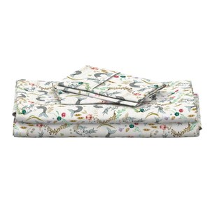 Mermaid Sheets Atlantis Mermaids white by Nouveau_bohemian Whimsical ...