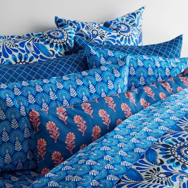 Navy Blue Duvet Set - Etsy