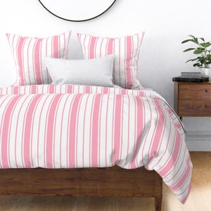 Beachy Pink Bedding - Palm Beach Pink and White by Paper_and_frill ...
