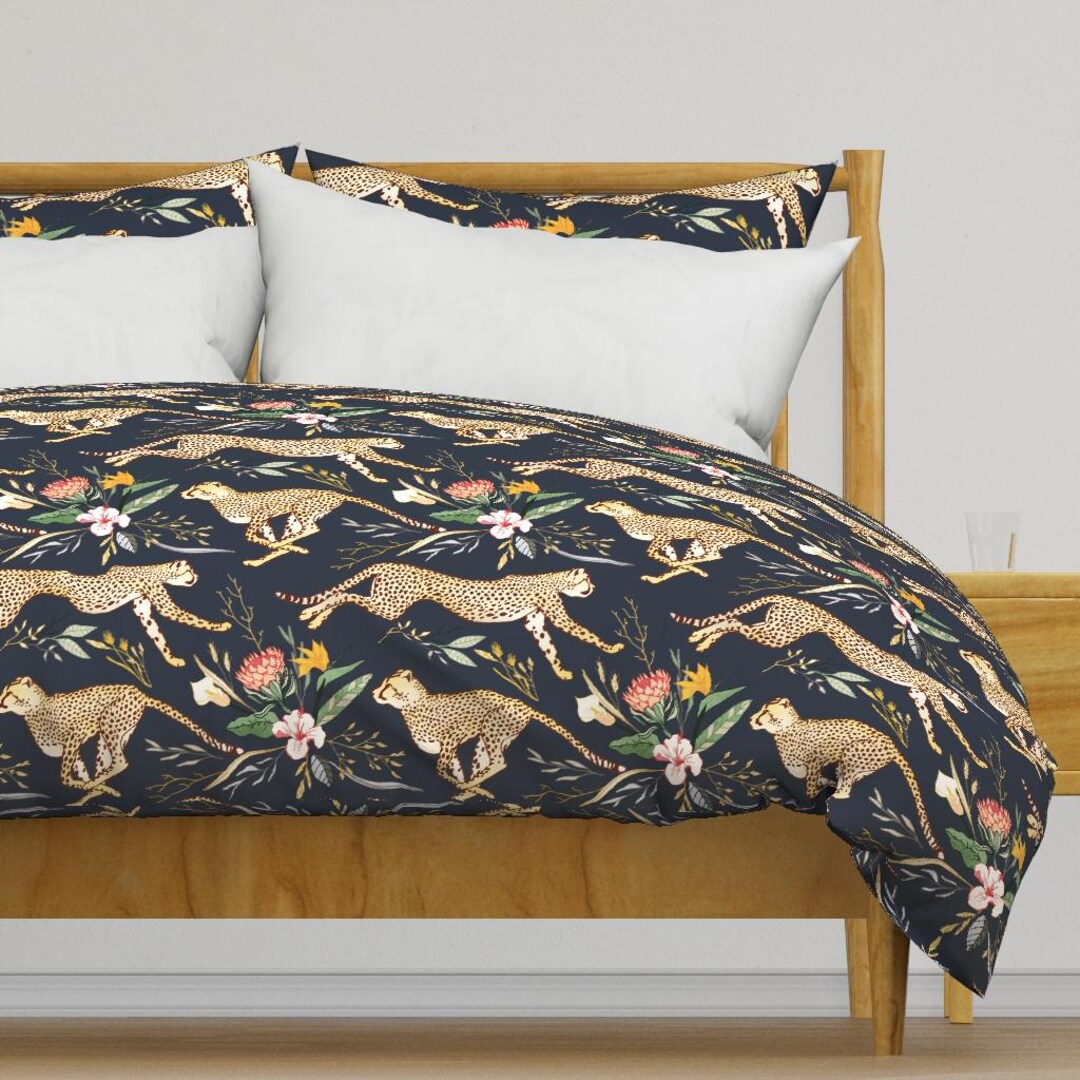 Running Cheetahs Bedding - Cheetahs in Safari by Perrinphilippa ...