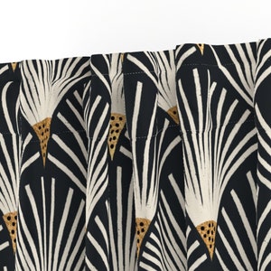 1920s Botanical Curtain Panel - Charleston by Amy_maccready - Art Deco ...