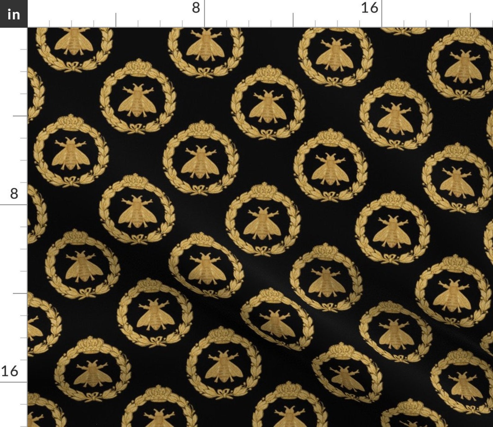 Napoleon Bee Duvet Cover Napoleonic Bees by | Etsy