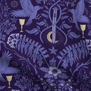 Dark Raven Sheets - Periwinkle Witch Garden by Misentangledvision ...