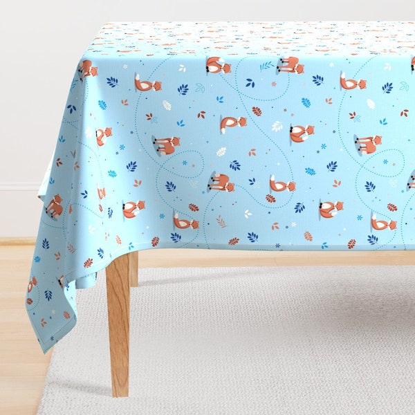 Fox Tablecloth - Etsy