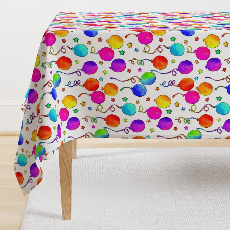 Happy Birthday Tablecloth - Etsy