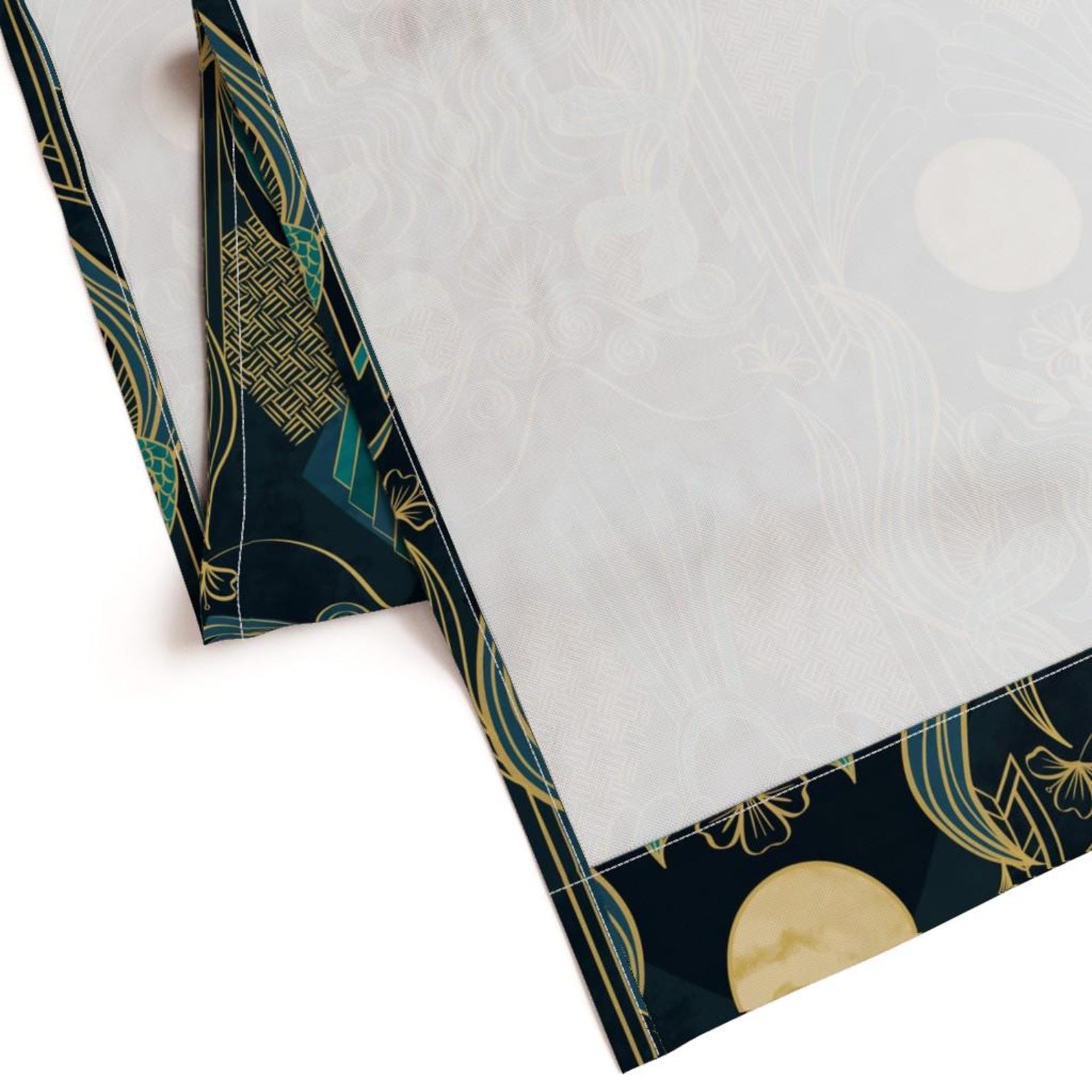 1920s Mermaid Curtain Panel - Fantasy Moon Magical Elegant Feminine ...