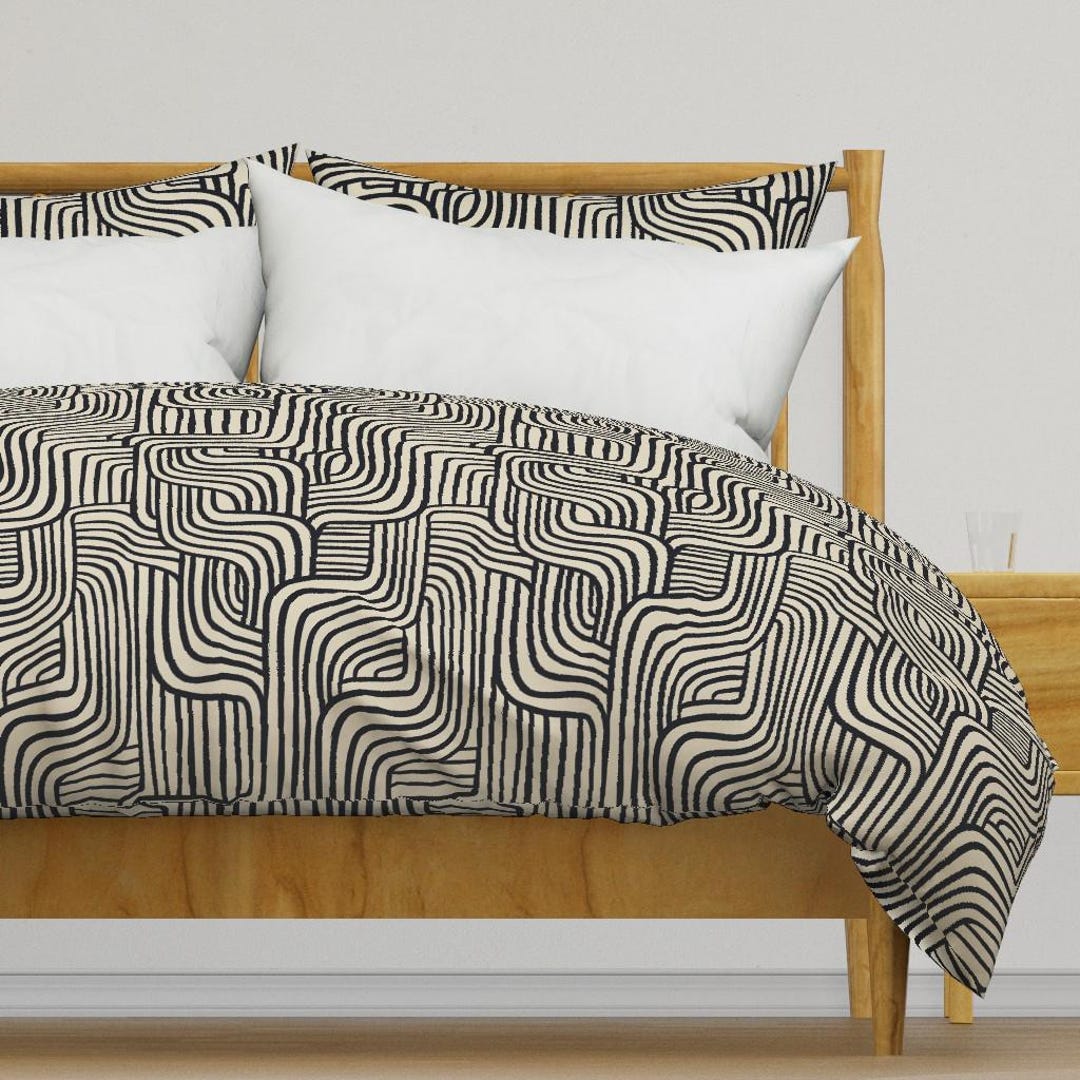 Modern Bedding - Modern Maze Mudcloth by Michele_norris - Geometric ...