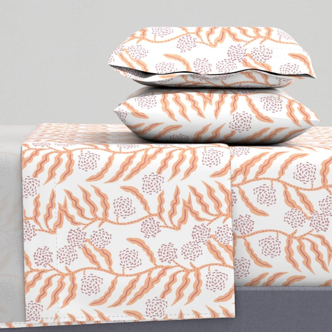 Boho Garden Sheets - Vine Spring by Holli_zollinger - Bright Floral ...