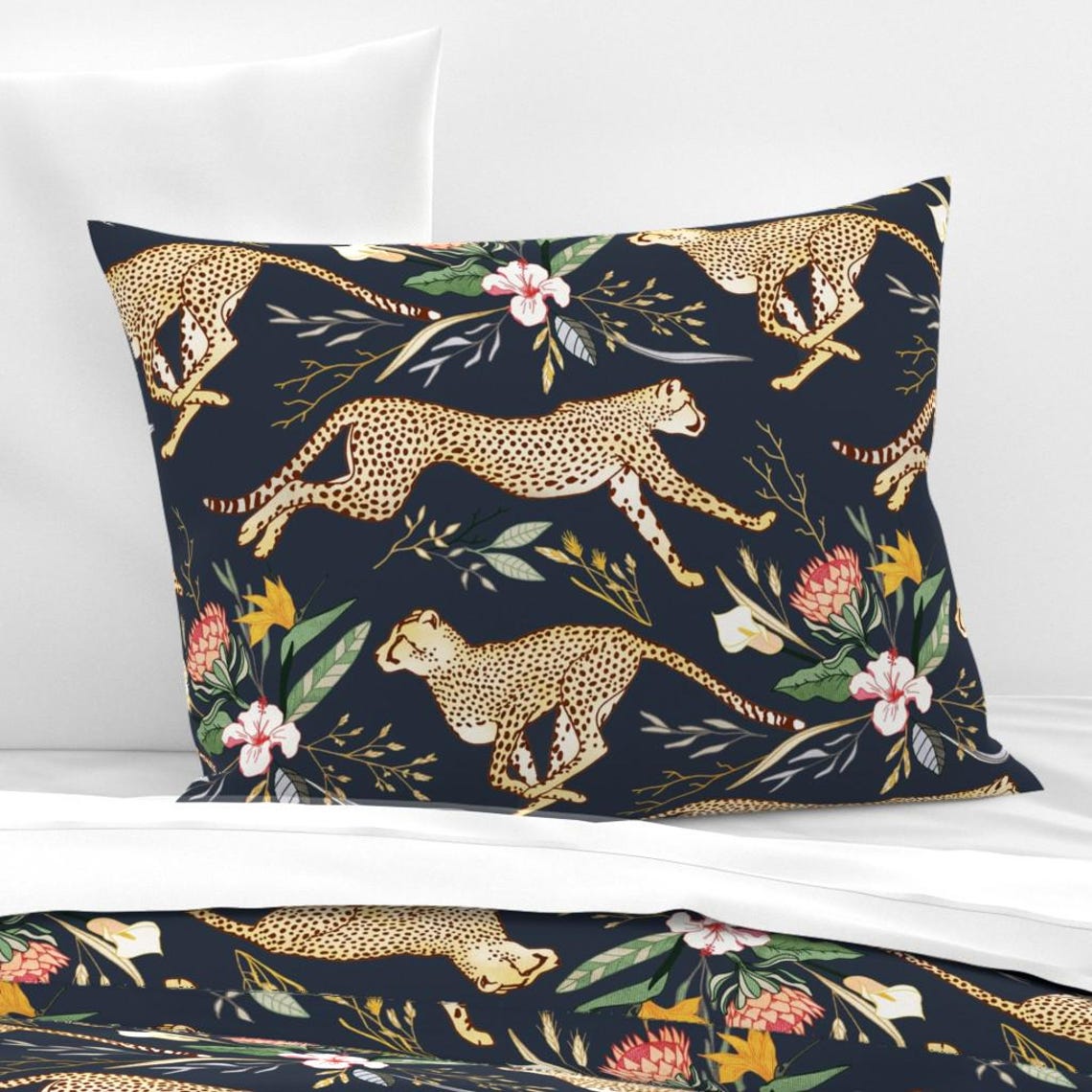Running Cheetahs Bedding - Cheetahs in Safari by Perrinphilippa ...