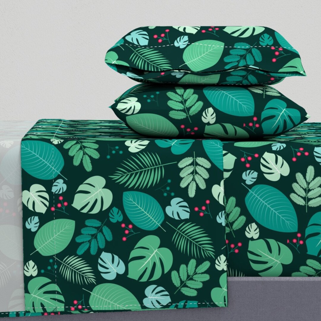Green Sheets Exotic Leaves by Lilie_design Leaves Floral Nature Garden ...
