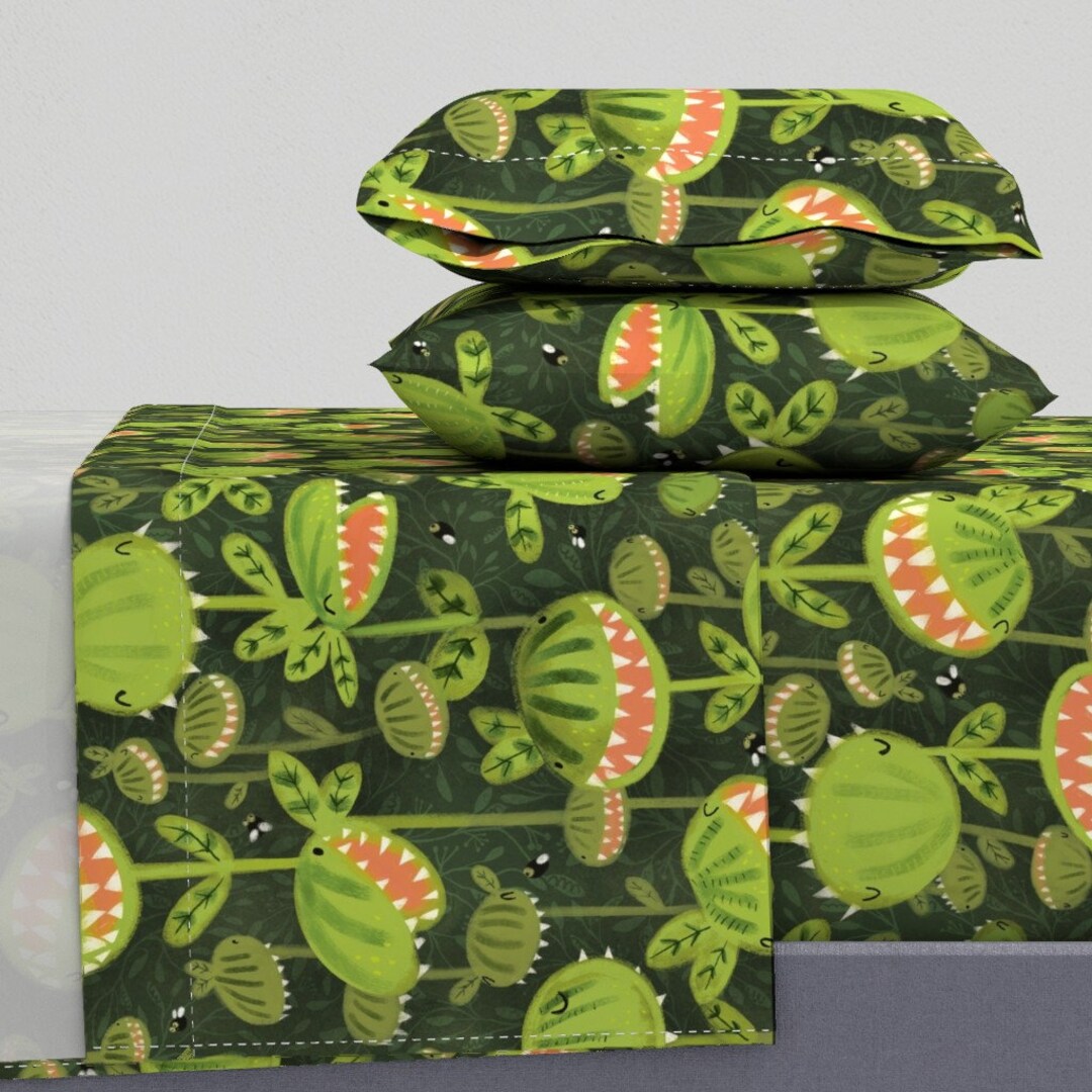 Venus Fly Trap Sheets Friendly Flytraps by Stephaniebeischer-studio8 ...