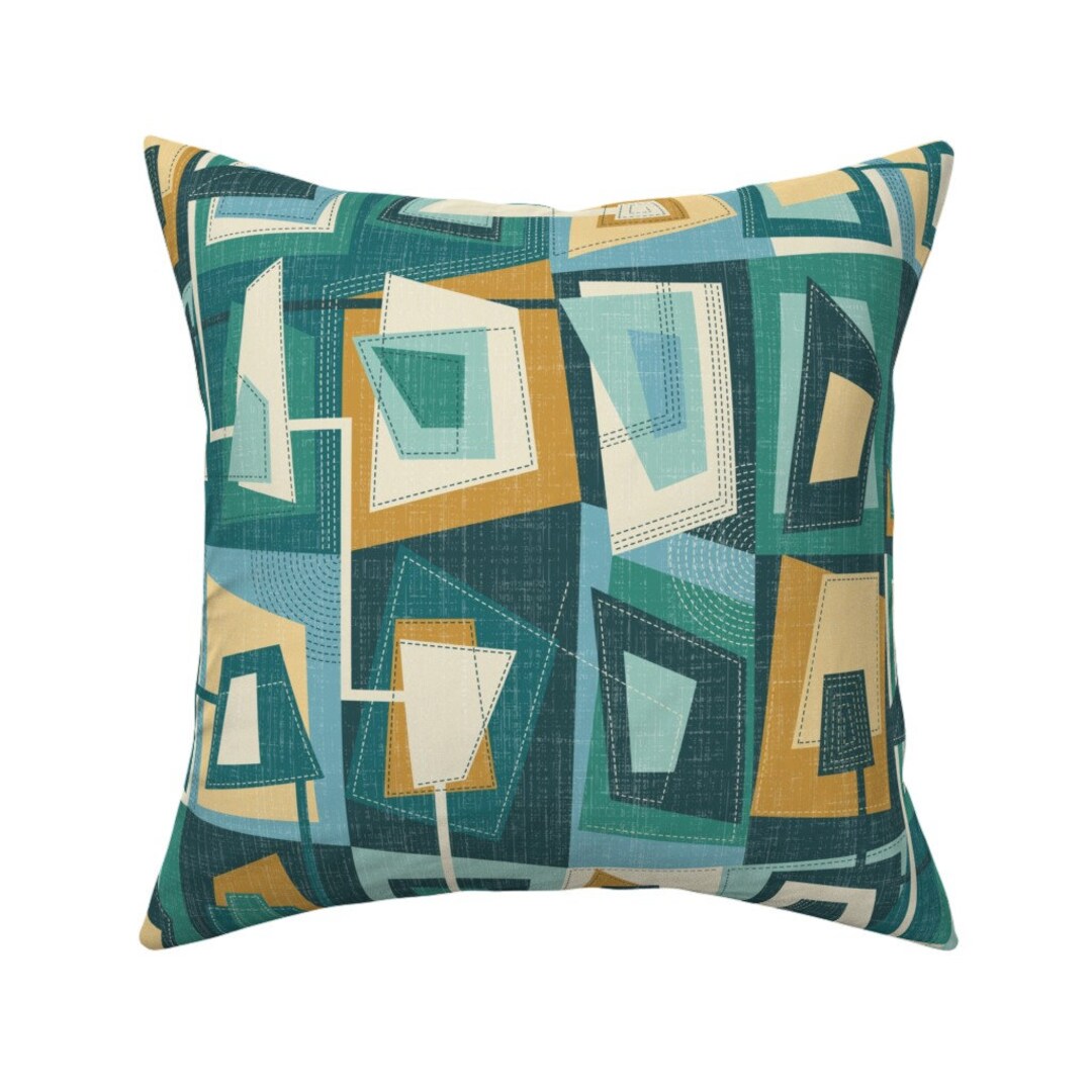 Mid Century Modern Throw Pillow Mid Century by - Etsy