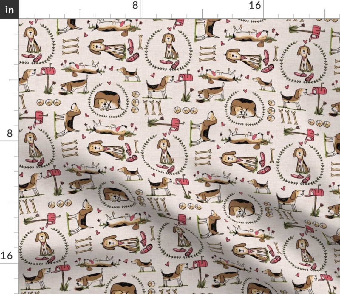 Beagle Tea Towels set of 2 Must Love Beagles by - Etsy