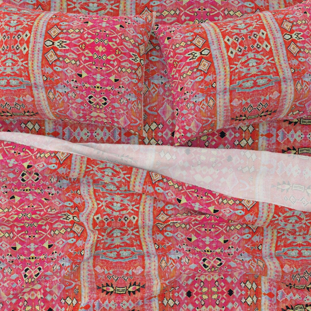 Moroccan Style Sheets Tropical Sunrise Vertical by - Etsy