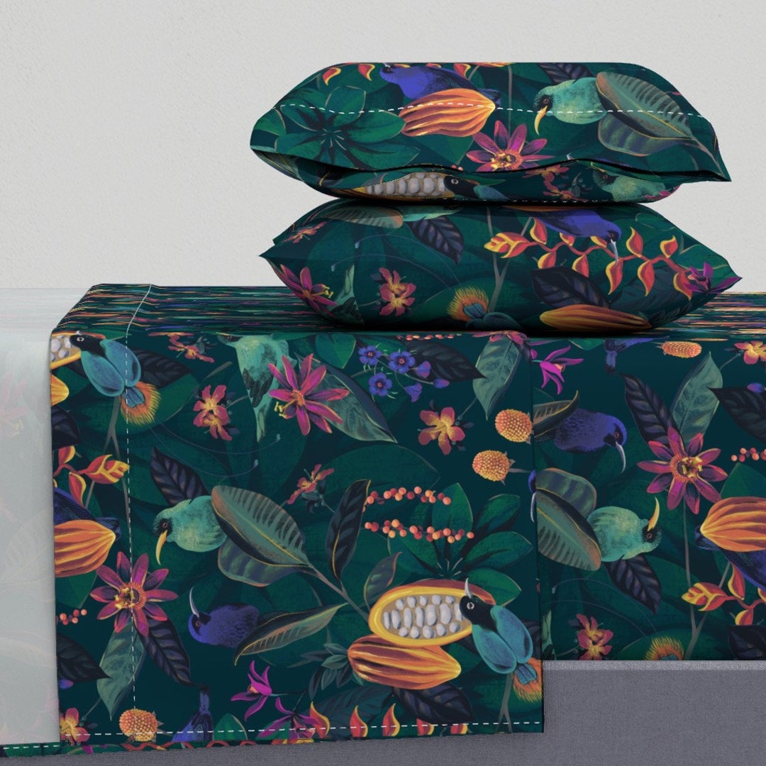 Amazon Rainforest Sheets Emerald Rainforest by Taranealart South ...