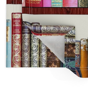 Books Placemats set of 2 Antique Books Jane Austen by ...