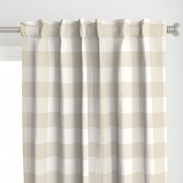 Buffalo Check Curtains - Etsy