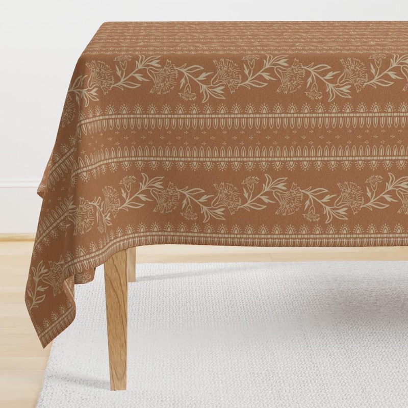 Block Print Tablecloth - Etsy