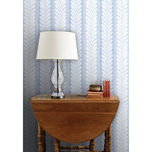 Blue Preppy Stripe Non-pasted Wallpaper Traditional Traditional ...