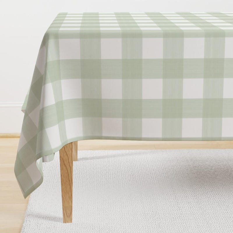 Grid Check Tablecloth - Etsy