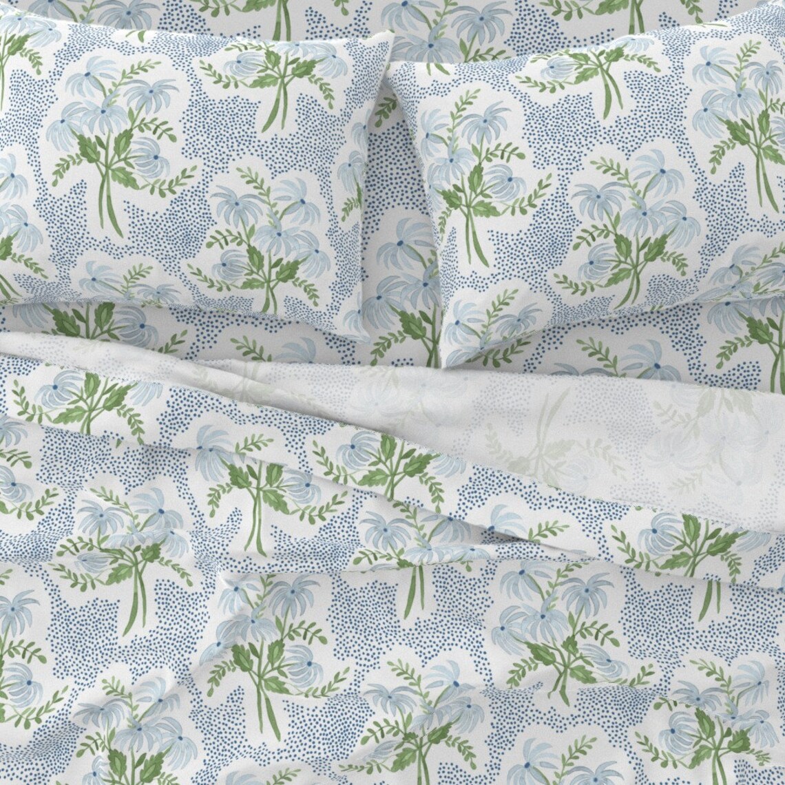 Pastel Wildflower Sheets Pearl's Bouquet by - Etsy
