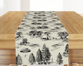 Alien Toile Fabric Alien Abduction Toile De Jouy by Somecallmebeth ...