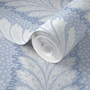 Blue Preppy Stripe Non-pasted Wallpaper Traditional Traditional ...