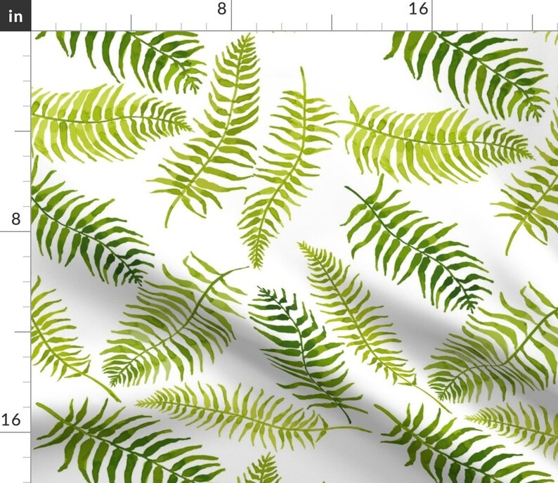 Green Sheets Fern-i-licious by Limezinniasdesign Fern | Etsy