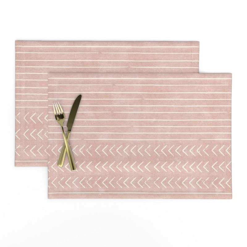 Pink Placemats - Etsy