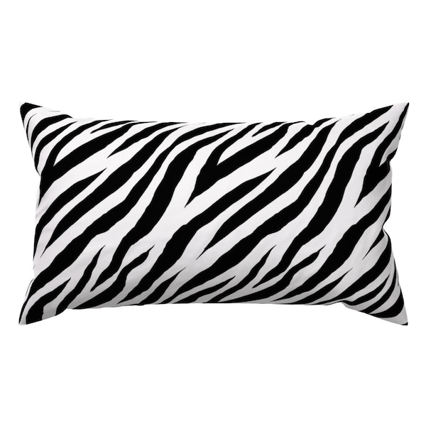 Zebra Print Throw Pillows - Etsy