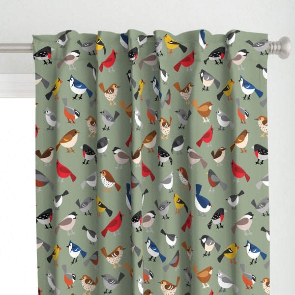 Bird Curtains - Etsy
