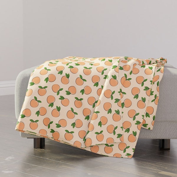 Peach Throw - Etsy