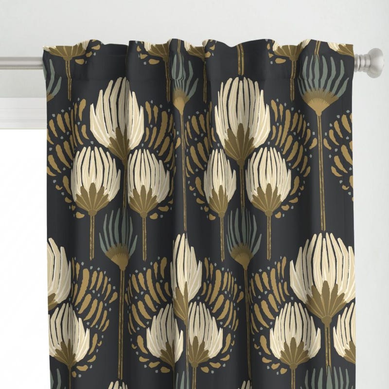 Hollywood Regency Curtain - Etsy