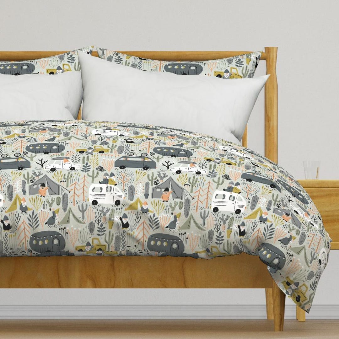 Gnomes Bedding - Gnome Nomads by Amy_maccready - Camper Van Desert ...