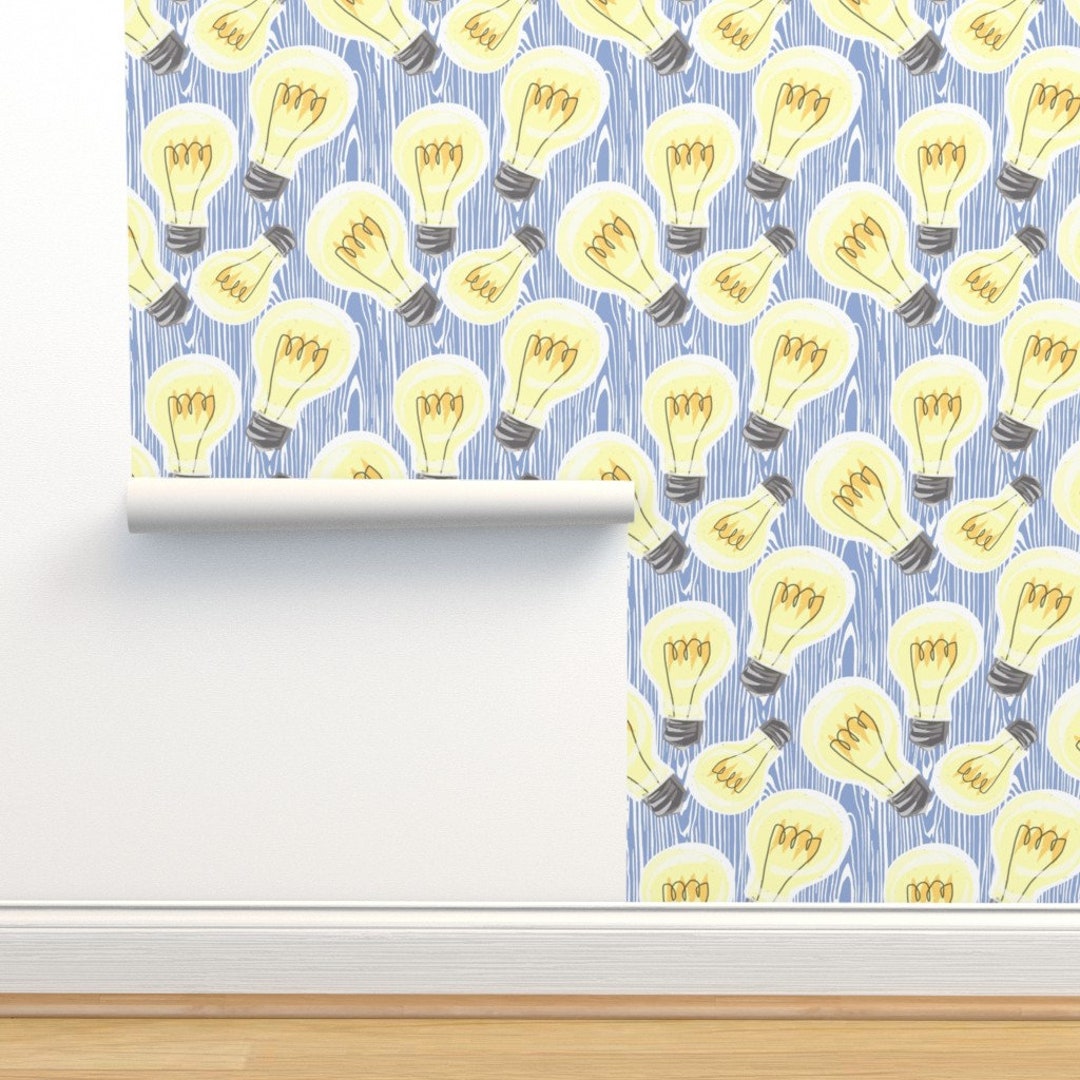 Lightbulb Commercial Grade Wallpaper Light Bulb Moment by Abbieuproot ...
