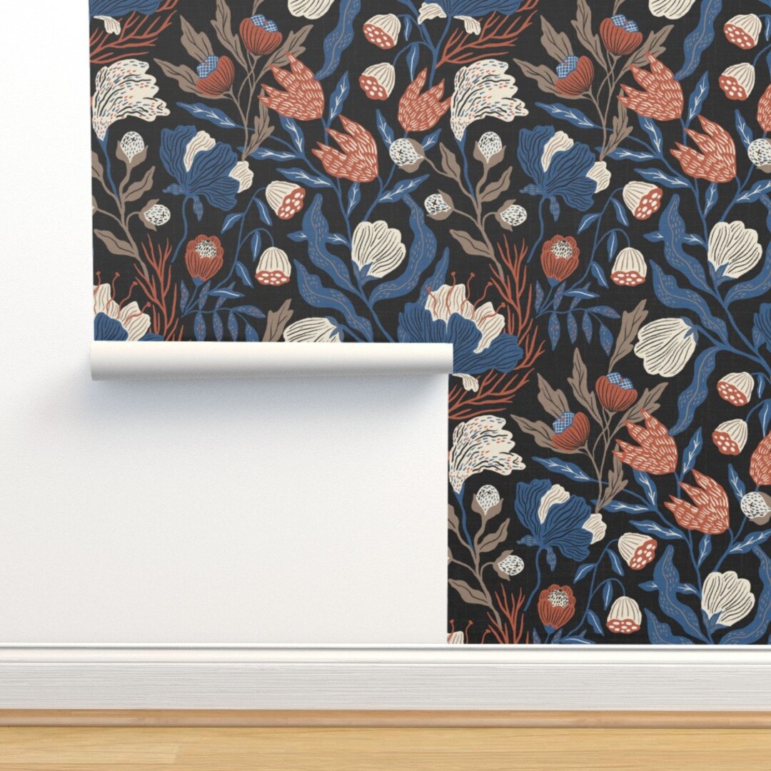 Boho Commercial Grade Wallpaper Fall Calanthia Large by Scarlet_soleil ...