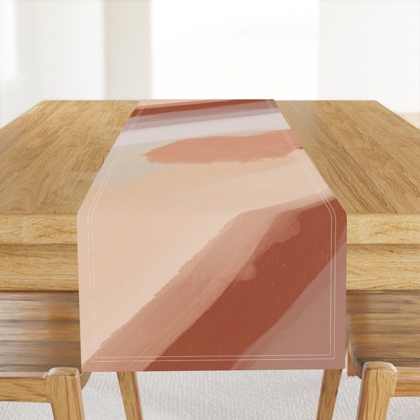 Peach Table Runner - Etsy