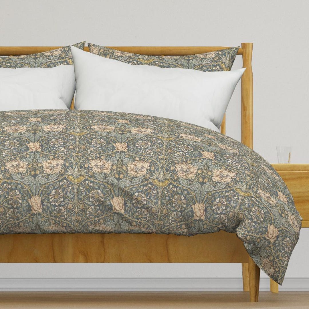 Arts and Crafts Bedding - Morris Neutral by Peacoquettedesigns ...