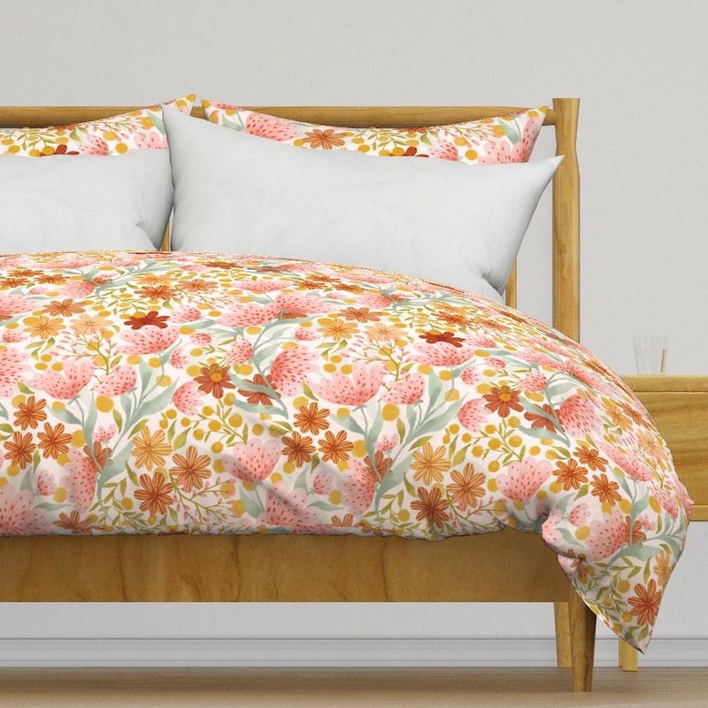 Floral Duvet Cover - Etsy