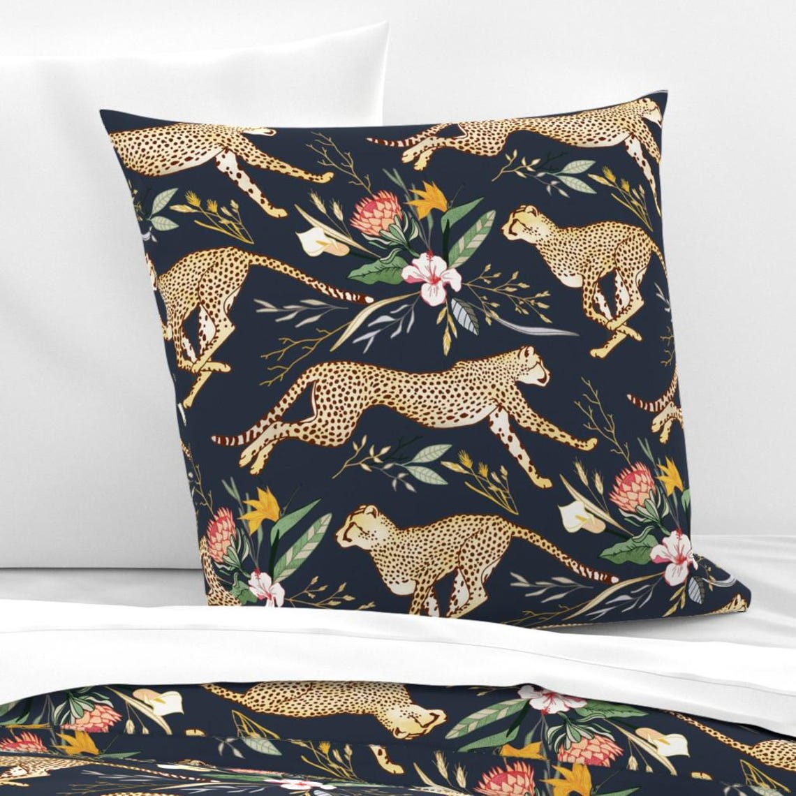 Running Cheetahs Bedding - Cheetahs in Safari by Perrinphilippa ...