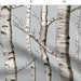 Birch Tree Curtain Panel Birch Grove in Whitestone by - Etsy
