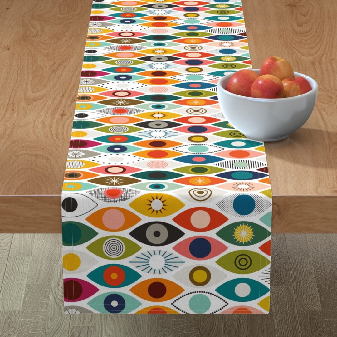 Evil Eye Table Runner All Eyes on the Evil Eye by Katerhees - Etsy