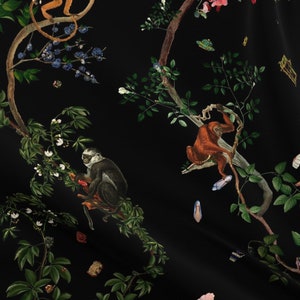 Monkey Sheets Monkey World by Fifikoussout Jungle Forest Exotic ...