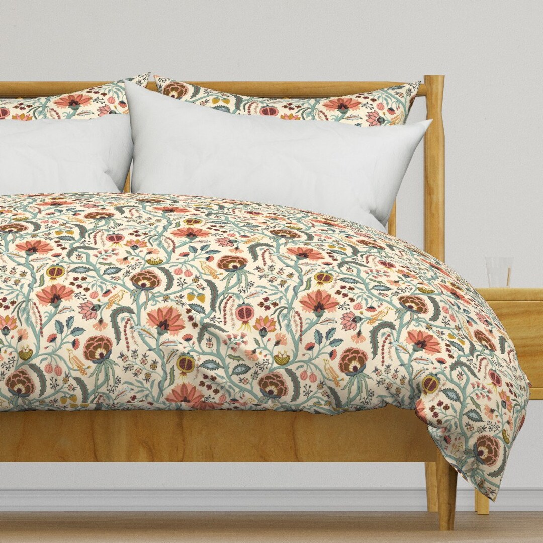 Indian Chintz Bedding Tree of Life by Misentangledvision Spring Garden ...