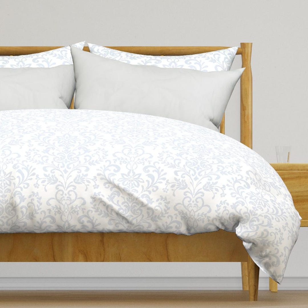 Rococo Blue Bedding - French Provence by Ilustrarium - Vintage Damask ...