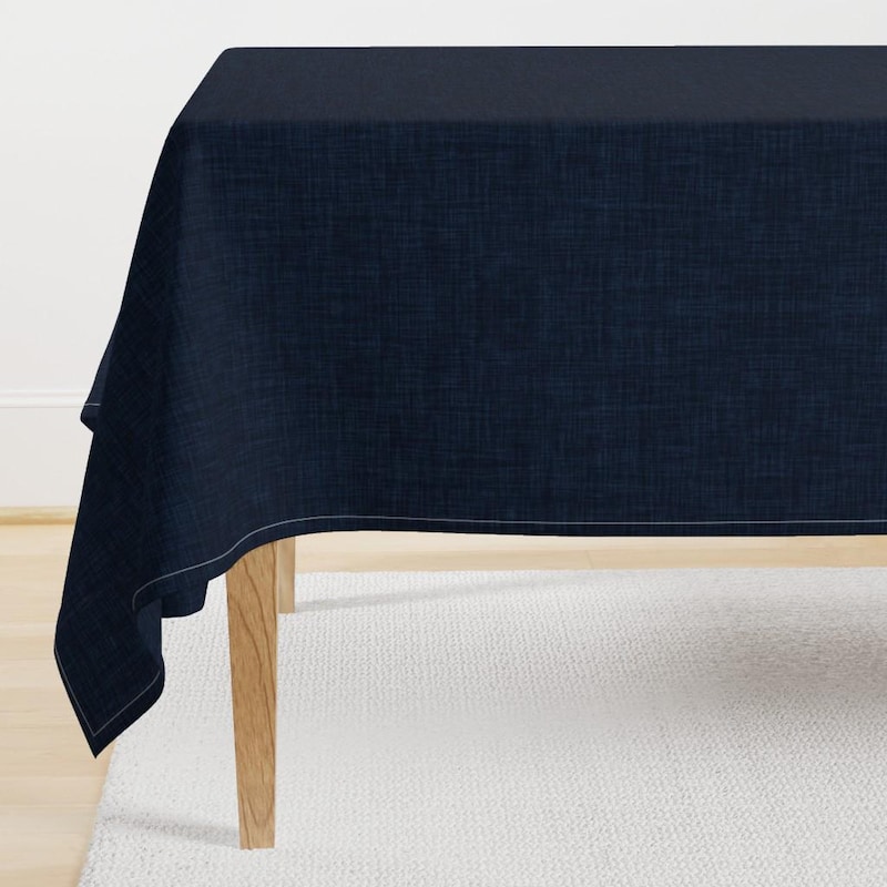 Navy Blue Tablecloth - Etsy